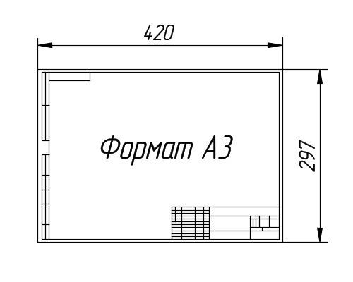 A1 Autocad Рамка - distributionvolume